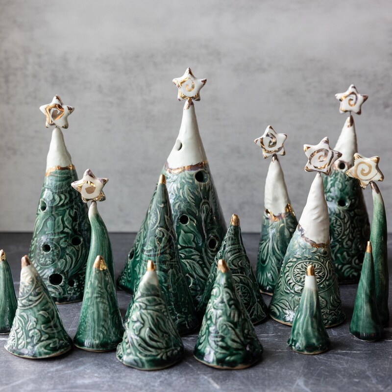 Pottery Christmas Tree - Etsy