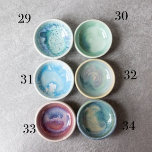 Ring Dish // Extra Small Condiment Bowls // Handmade Tiny Bowls - Etsy