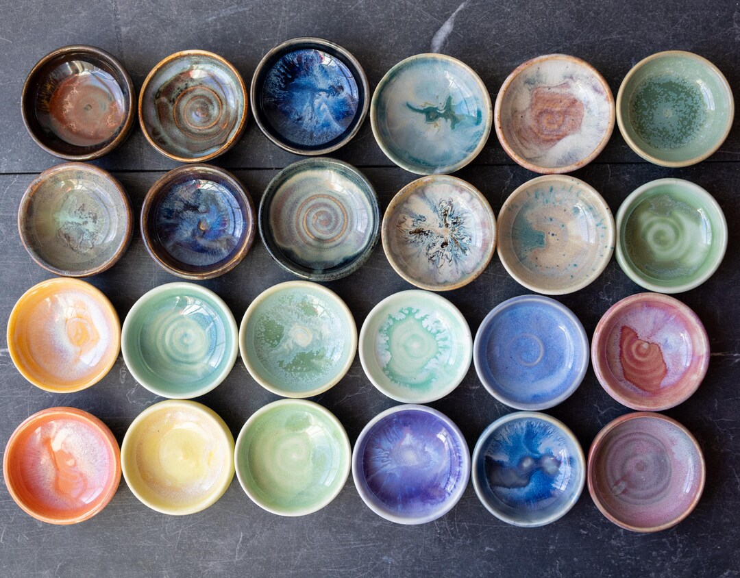 Ring Dishes // Handmade Tiny Dishes // Condiment Dishes - Etsy