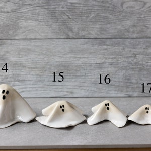 Ceramic Ghost // Unique Halloween Decor // Hand-sculpted - Etsy