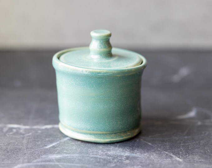 Small Lidded Jar // Handmade Pottery Container // Sugar Dish - Etsy