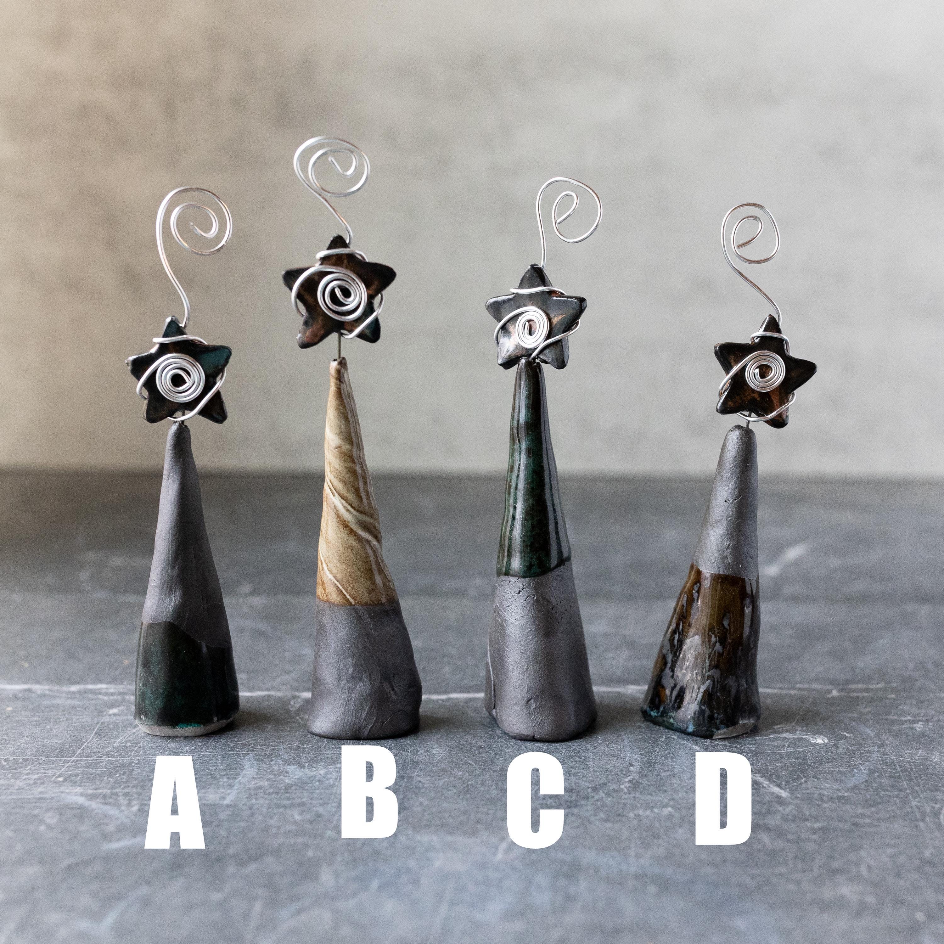 Pottery Christmas Trees // Handmade Rustic Ceramic Trees - Etsy