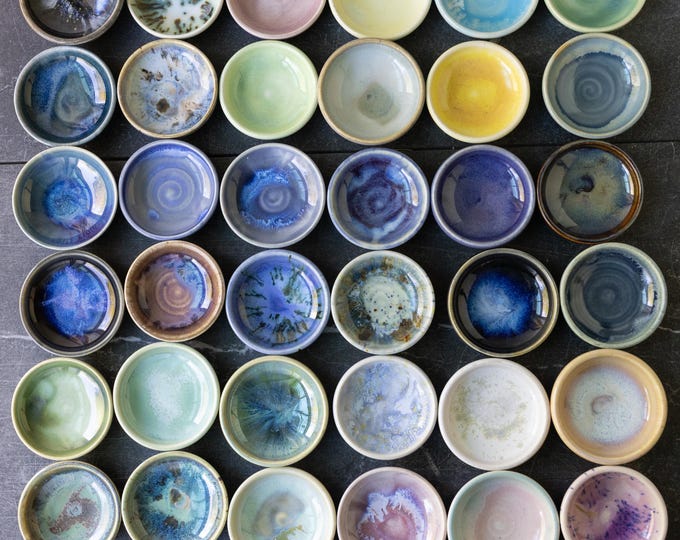 Tiny Ring Dish // Handmade Tiny Bowls - Etsy