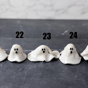 Ceramic Ghost // Unique Halloween Decor // Hand-sculpted Ghosts ...