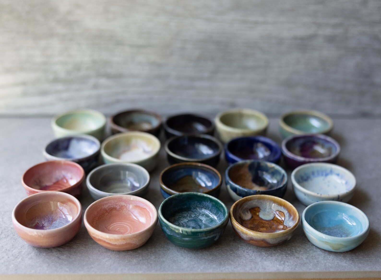 Ring Dish // Extra Small Condiment Bowls // Handmade Tiny - Etsy