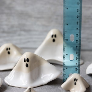 Ceramic Ghost // Unique Halloween Decor // Hand-sculpted - Etsy