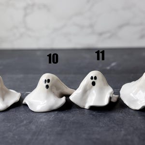Ceramic Ghost // Unique Halloween Decor // Hand-sculpted Ghosts ...