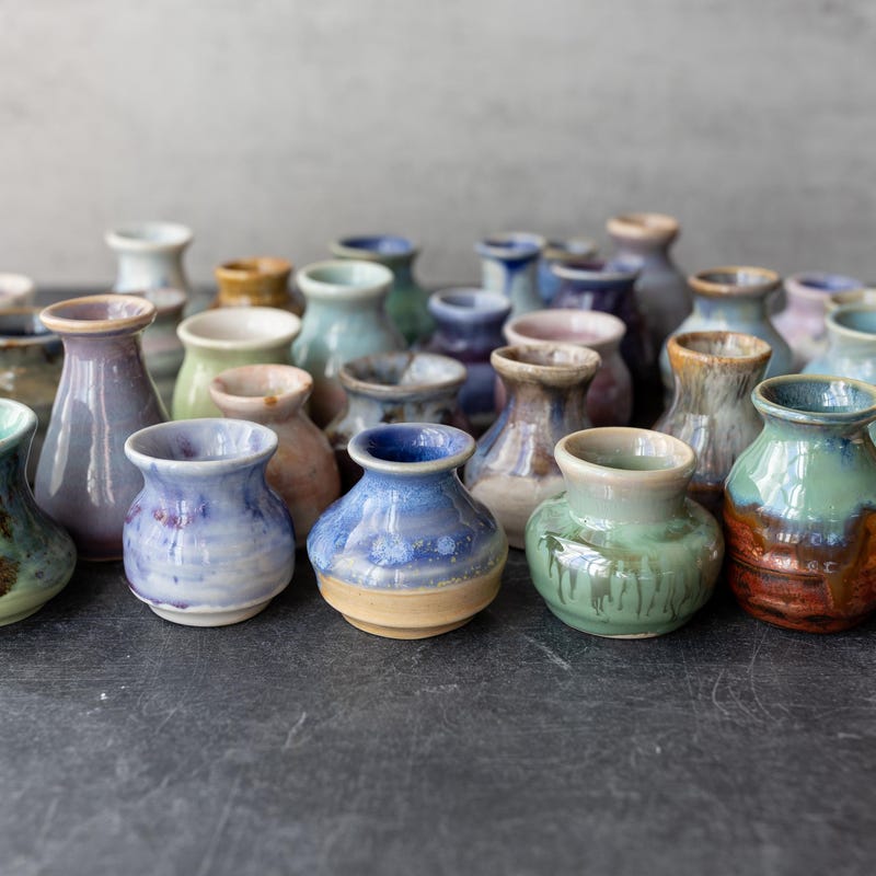 Mini Bud Vases Wedding - Etsy