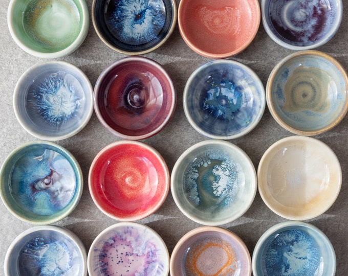 Tiny Ring Dish // Handmade Tiny Bowls - Etsy