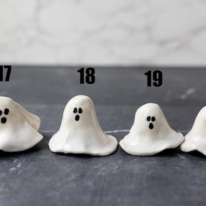 Ceramic Ghost // Unique Halloween Decor // Hand-sculpted Ghosts ...
