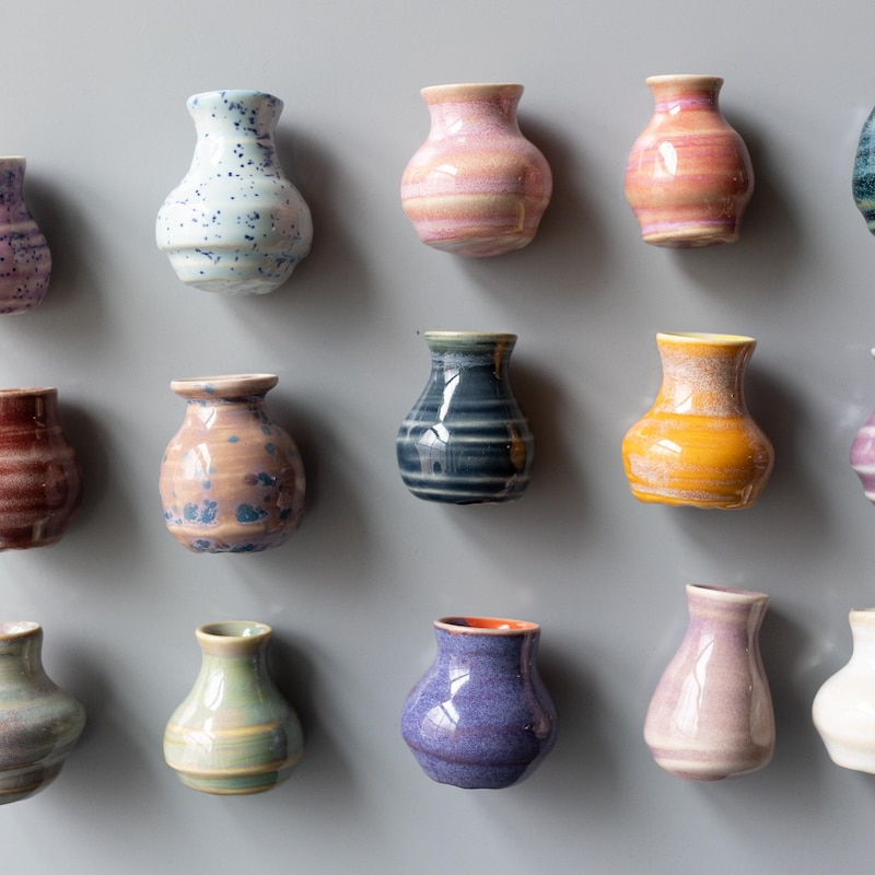 Tiny Vase Magnet - Etsy