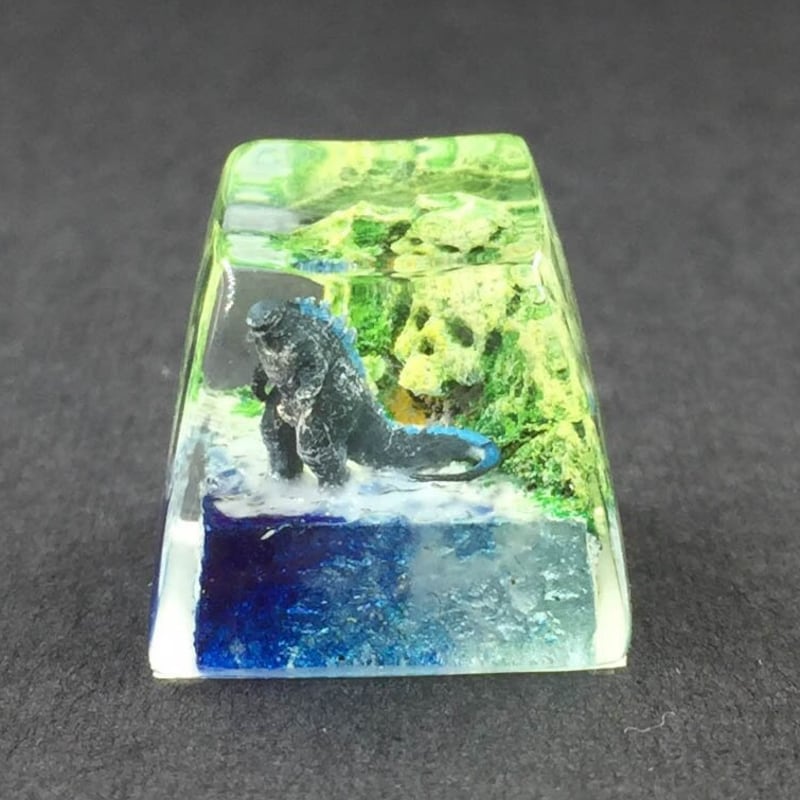 Godzilla Keycap - Etsy