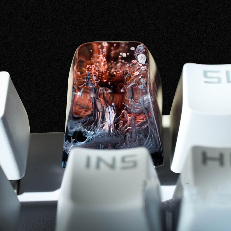 Flame Texture Keycap Magma Keycap Volcano Keycap Cherry MX - Etsy