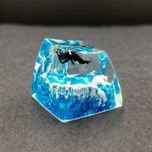 Diver Keycap, Ocean Lover Keycap, Whale Keycap, Artisan Keycap ...