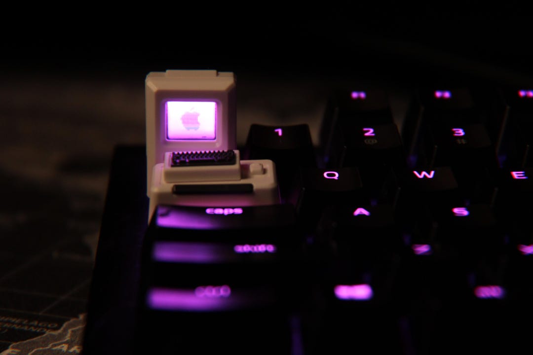 Retro Computer Keycap, 80s Mac Macintosh Keycap, Mechanical Gaming ...