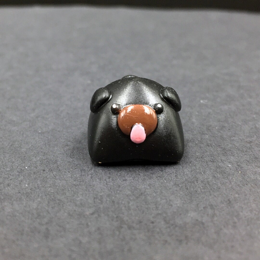 Pug Keycap, Custom Color Pug Keycap, Christmas Gift for Dog Mama, Dog ...