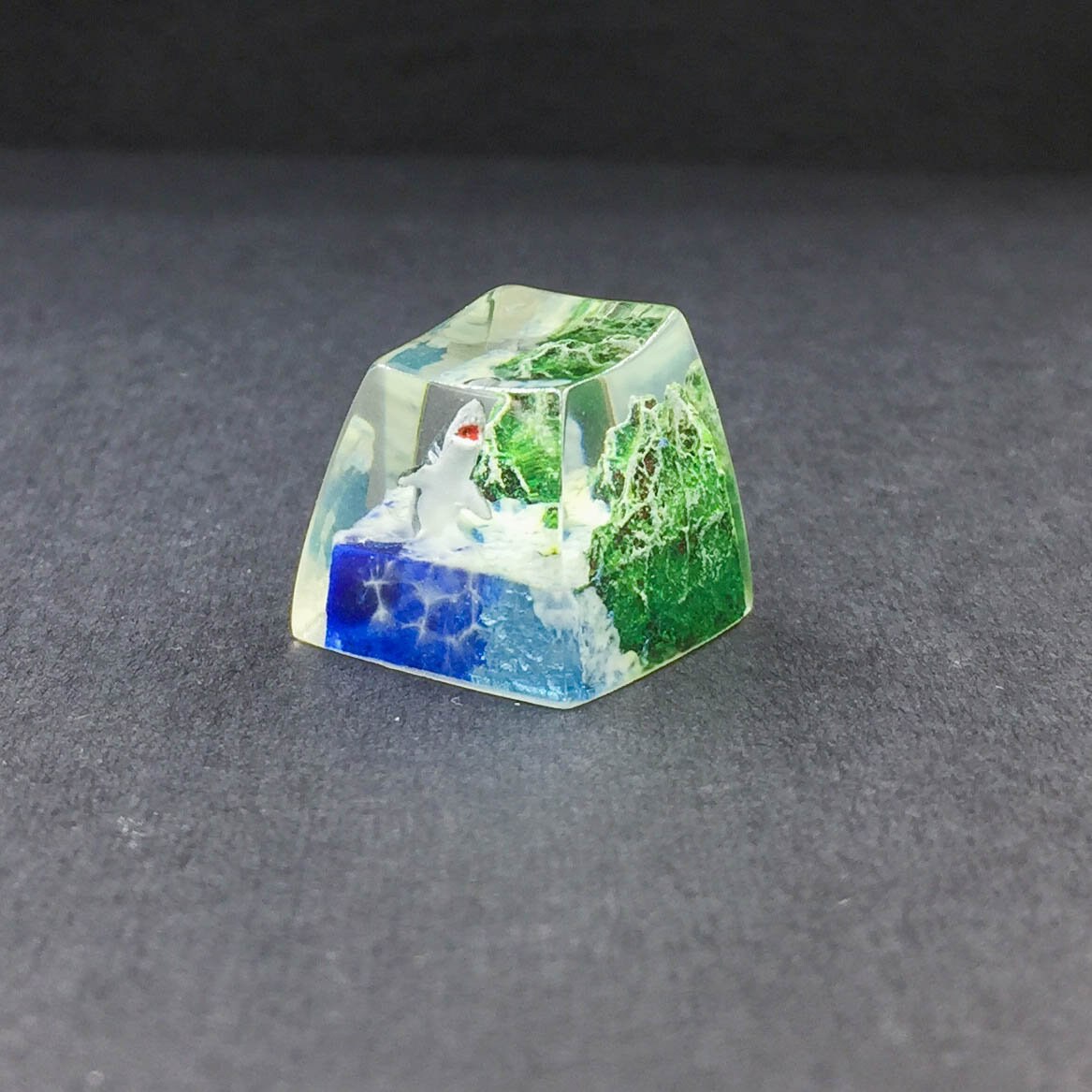Shark Keycap Sea Monster Keycap Handmade Resin Keycap Ocean - Etsy