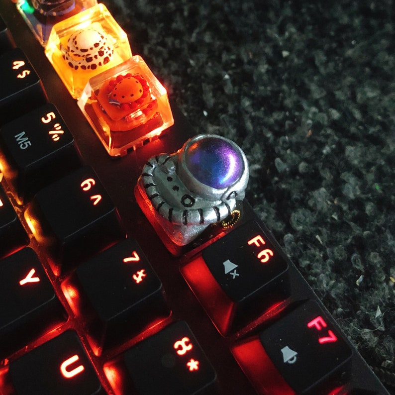 Astronaut Keycap Space Keycap Inspired Astronaut Artisan - Etsy