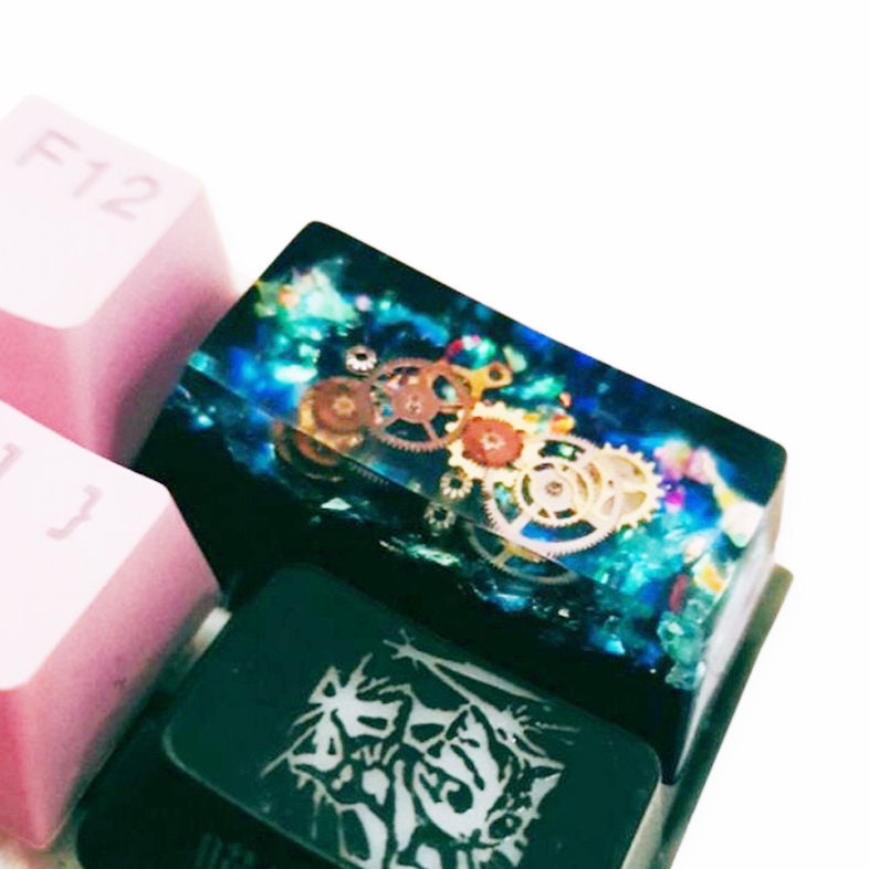 Time Travel Artisan Keycap Backspace Keycap Cherry MX Keycap - Etsy
