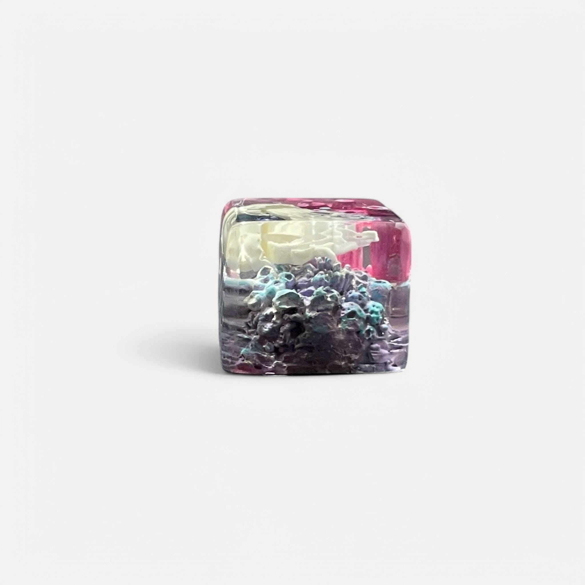 Jellyfish Keycap, Underwater Keycaps, Square Shape Keycap, Mechanical ...