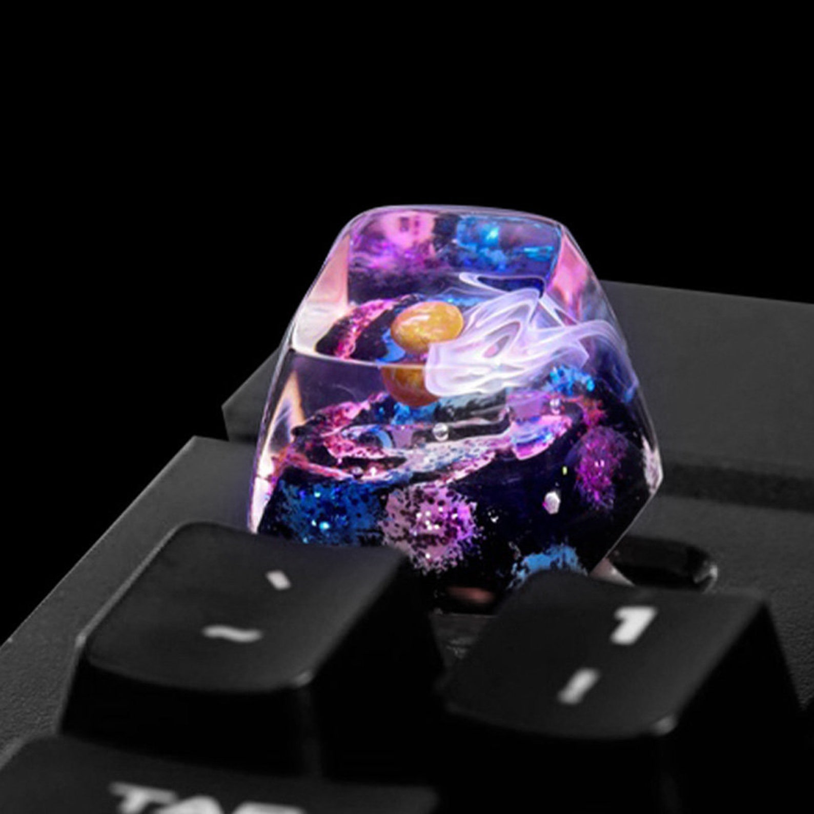 Mars Planet Keycap, Universe Keycap, Planet Keycap, Galaxy Resin Keycap, Keycap for Mechanical ...
