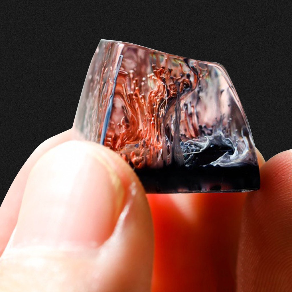 Flame Texture Keycap Magma Keycap Volcano Keycap Cherry MX - Etsy
