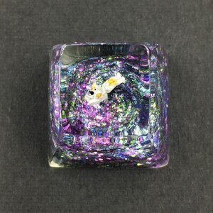 Interstellar Keycap, Handmade Resin Artisan Keycap, Cherry MX Keycap ...