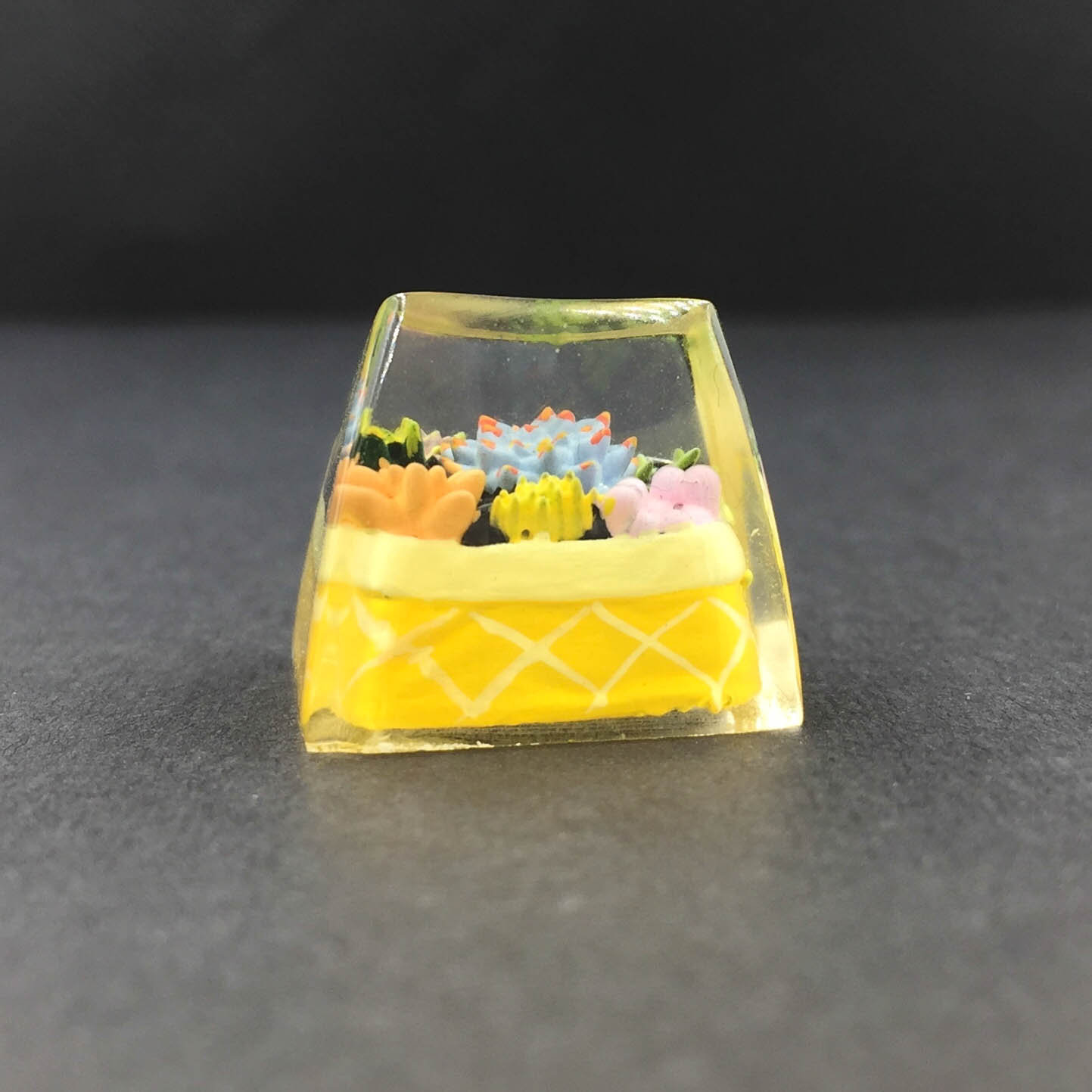 Handmade Succulents Keycap Cactus Resin Artisan Keycap Resin | Etsy