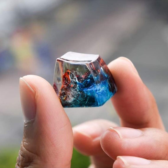 Stone Sea Keycap Mountain Cliff Keycap Natural Landscape - Etsy