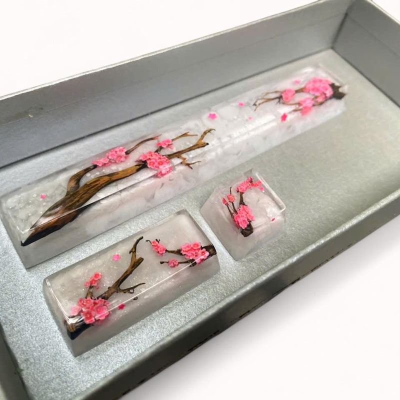 Cherry Blossom Keycap - Etsy