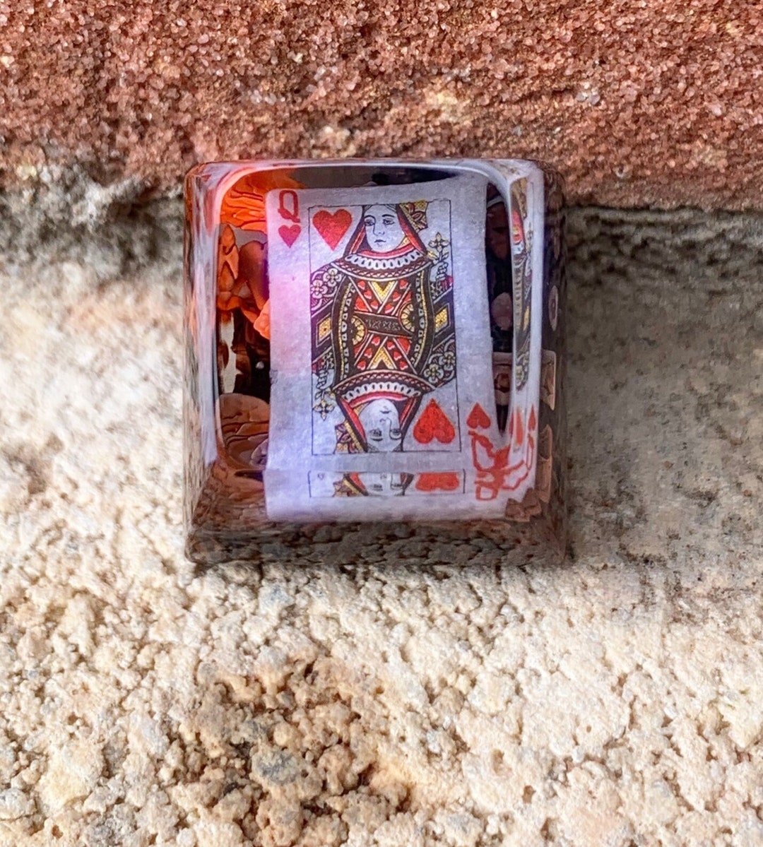Poker Keycap, Cards Keycap, Esc Keycap, Handmade Resin Keycap, Keycap ...