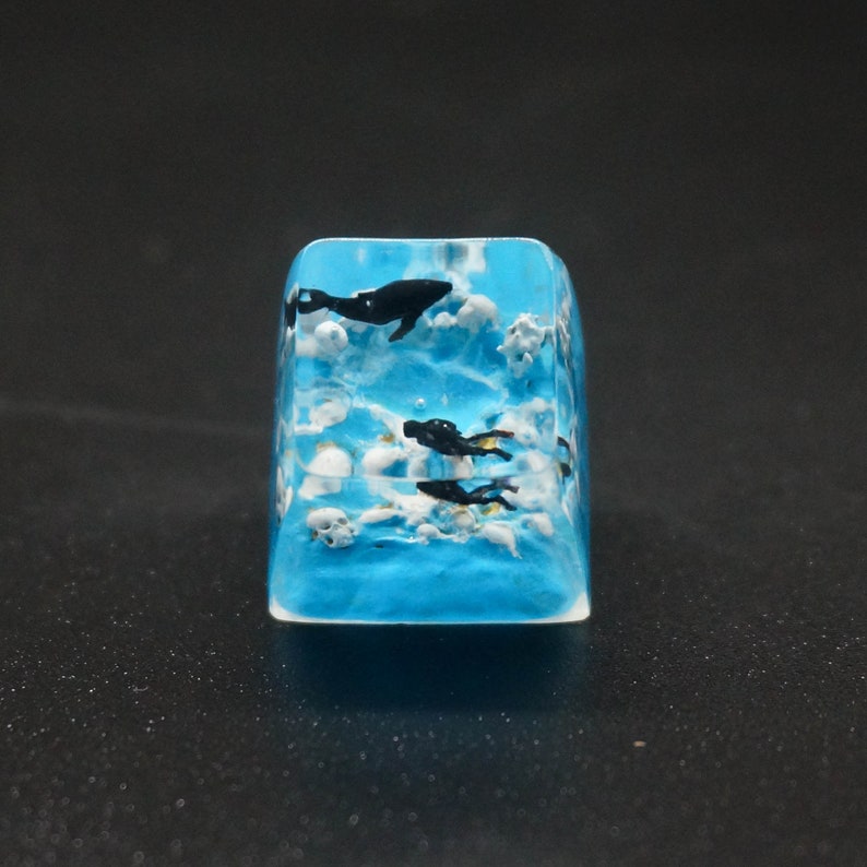 Scuba Diver Keycap Whale Keycap Underwater Keycap Gift for - Etsy