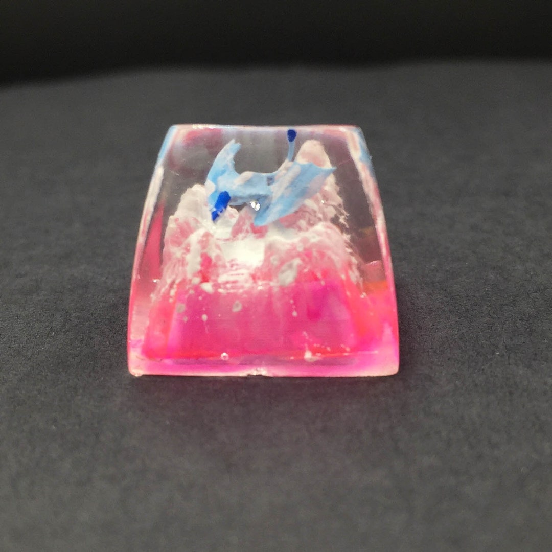 Pink Sky and Gothic Dragon Keycap, Gothic Keyboard Collectible ...