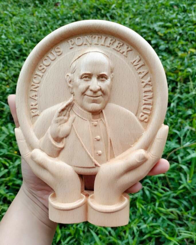 Jesus Wood Carving Frame Christian Catholic Portable Altar - Etsy