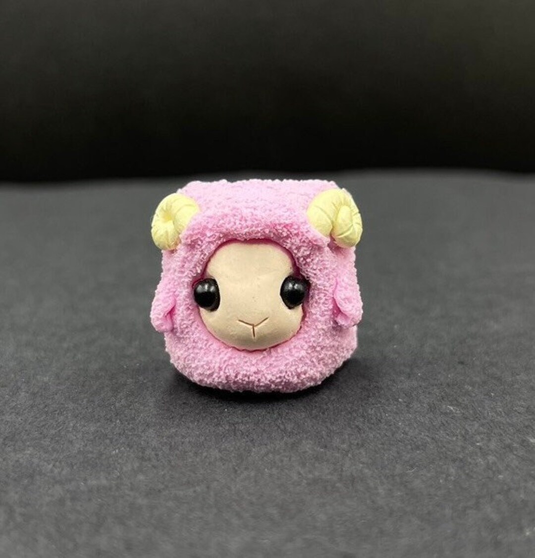 Cute Sheep Keycap, Handmade Artisan Keycap, Gift for Sheep Lover, White ...