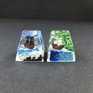 Sailing Boat Keycap, Christmas Gift Idea for Traveler, Xmas Present for ...
