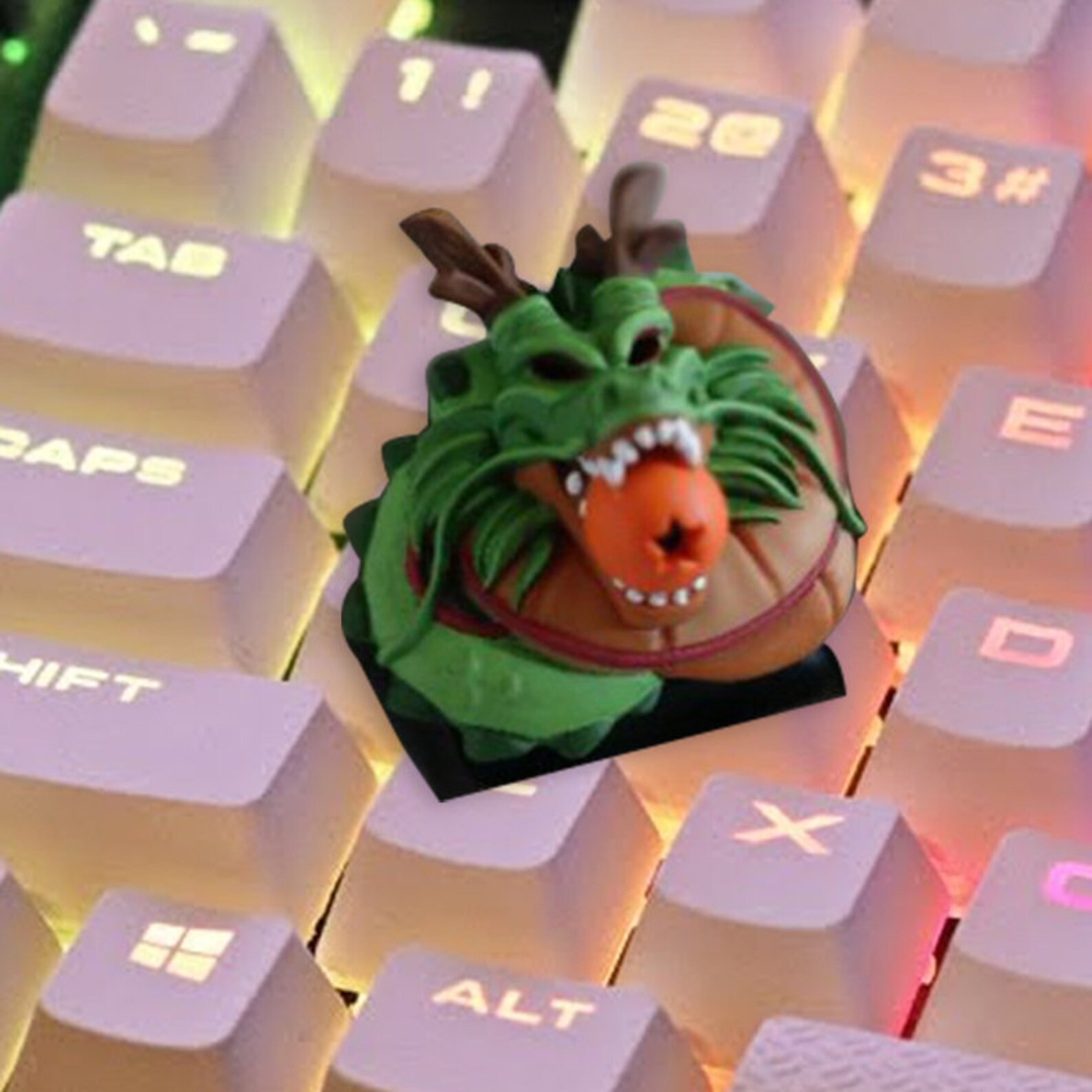 Dragon Ball Z keycap Backlit keycap Dragon keycap Anime | Etsy