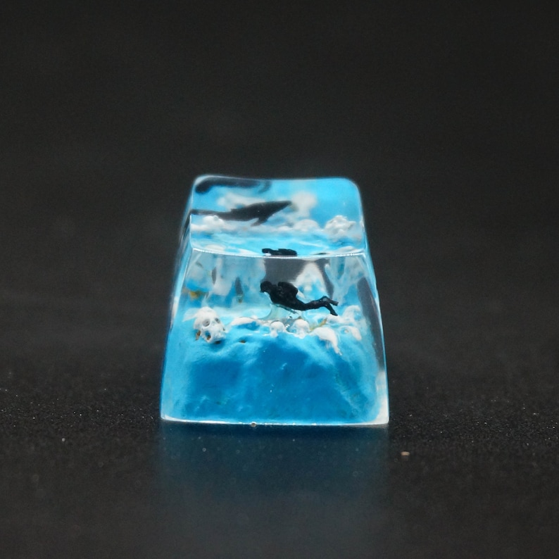 Scuba Diver Keycap Whale Keycap Underwater Keycap Gift for - Etsy