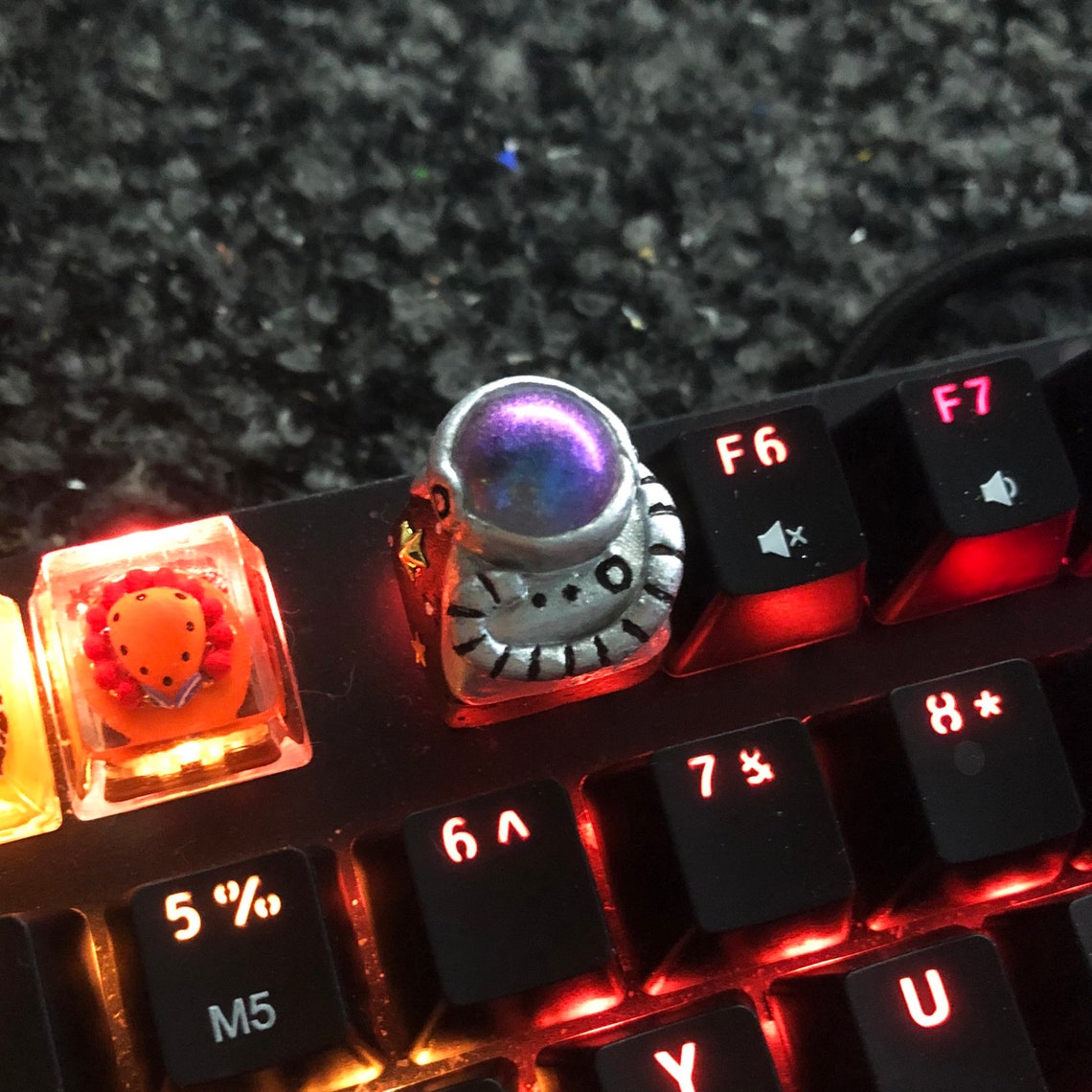 Astronaut Keycap Space Keycap Inspired Astronaut Artisan - Etsy