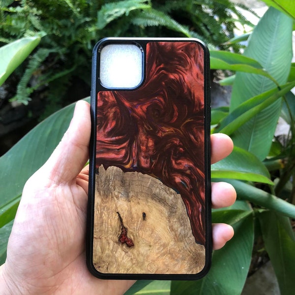 Epoxy Resin and Wood Phone Case - Etsy