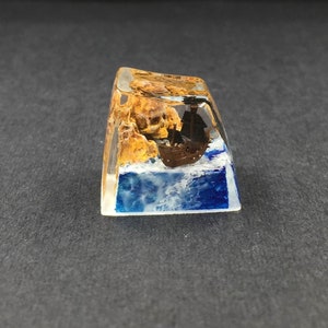 Pirate Boat Keycap, Skull Island Keycap, Resin Artisan Keycap, Cherry ...