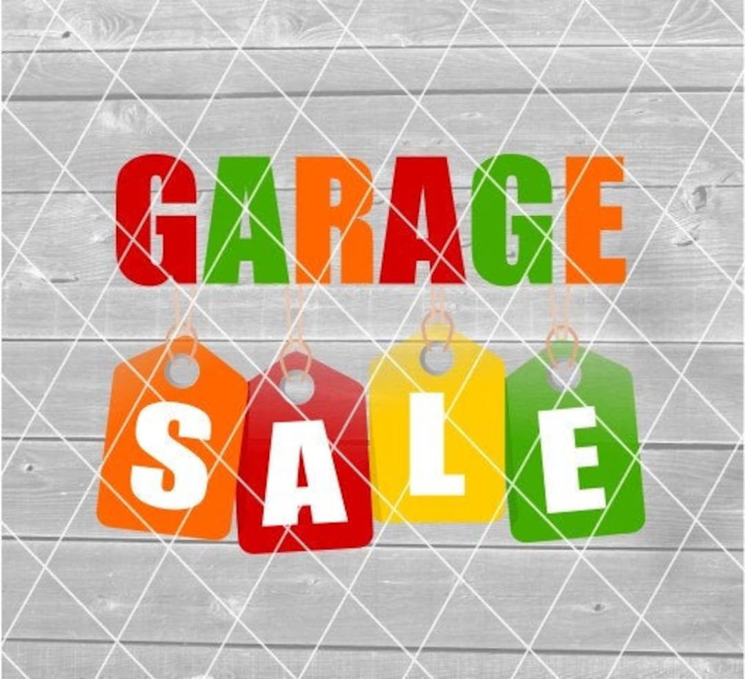 SVG - Garage Sale Image, Garage Sale, Sales Tags, Vector, Sublimation ...