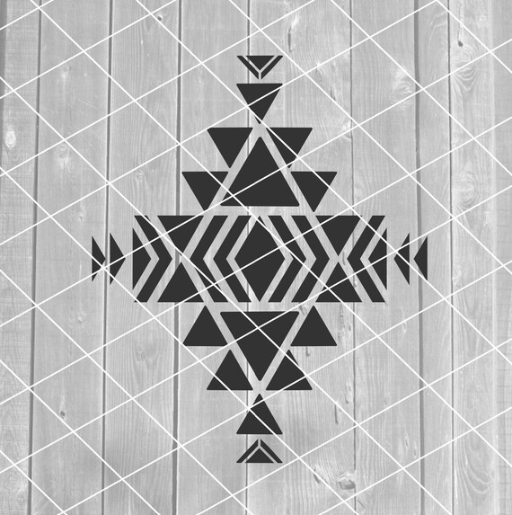 SVG Abstract Southwest Design Cutting File 4 Variations of - Etsy