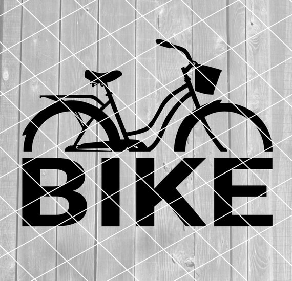 SVG Cruiser Bike With Text Beach Cruiser Bike Single - Etsy