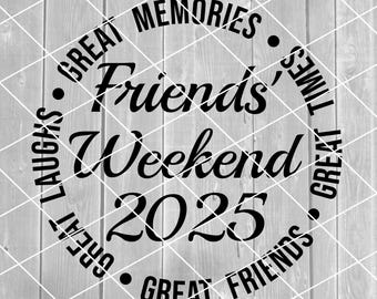 SVG - Custom Trip, Great Times, Friends, Laughs, Memories, Beach, Palm ...