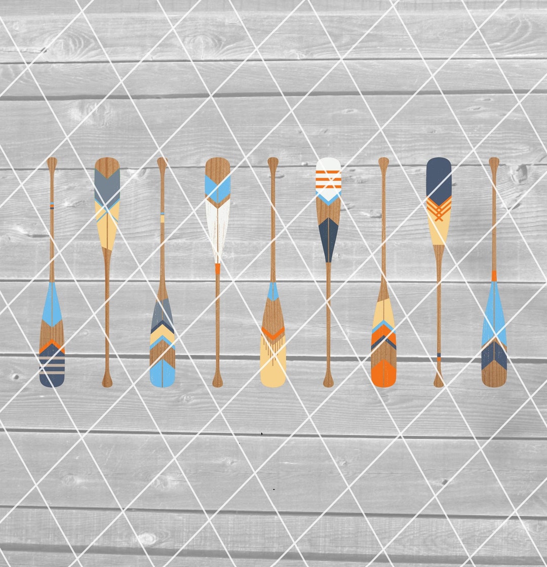 Digital Download - Distressed Wooden Oars, Paddles, Lake Decor ...