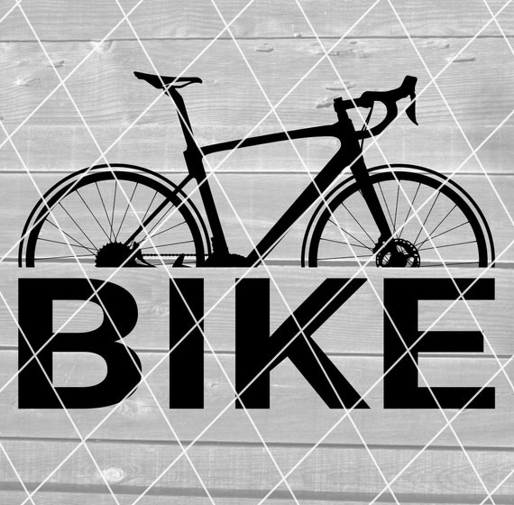 SVG Road Bike With Text Gravel Bike Sublimation Cutting - Etsy