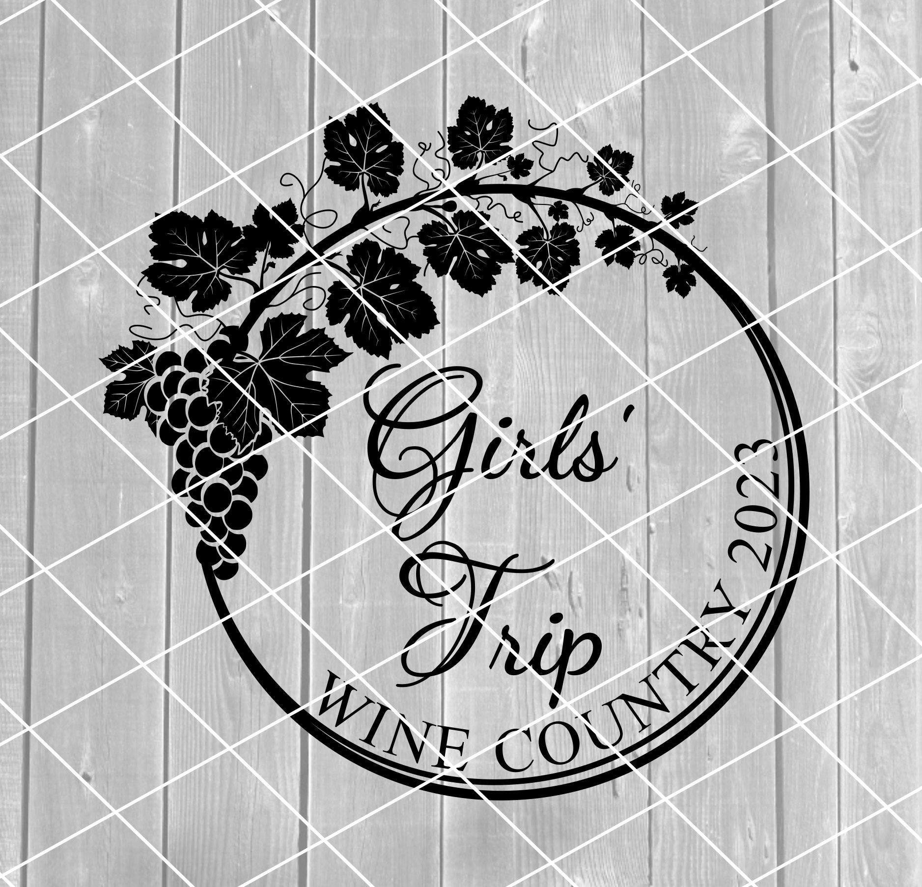 SVG Girls' Trip 2023 Wine Country Wine Tasting - Etsy