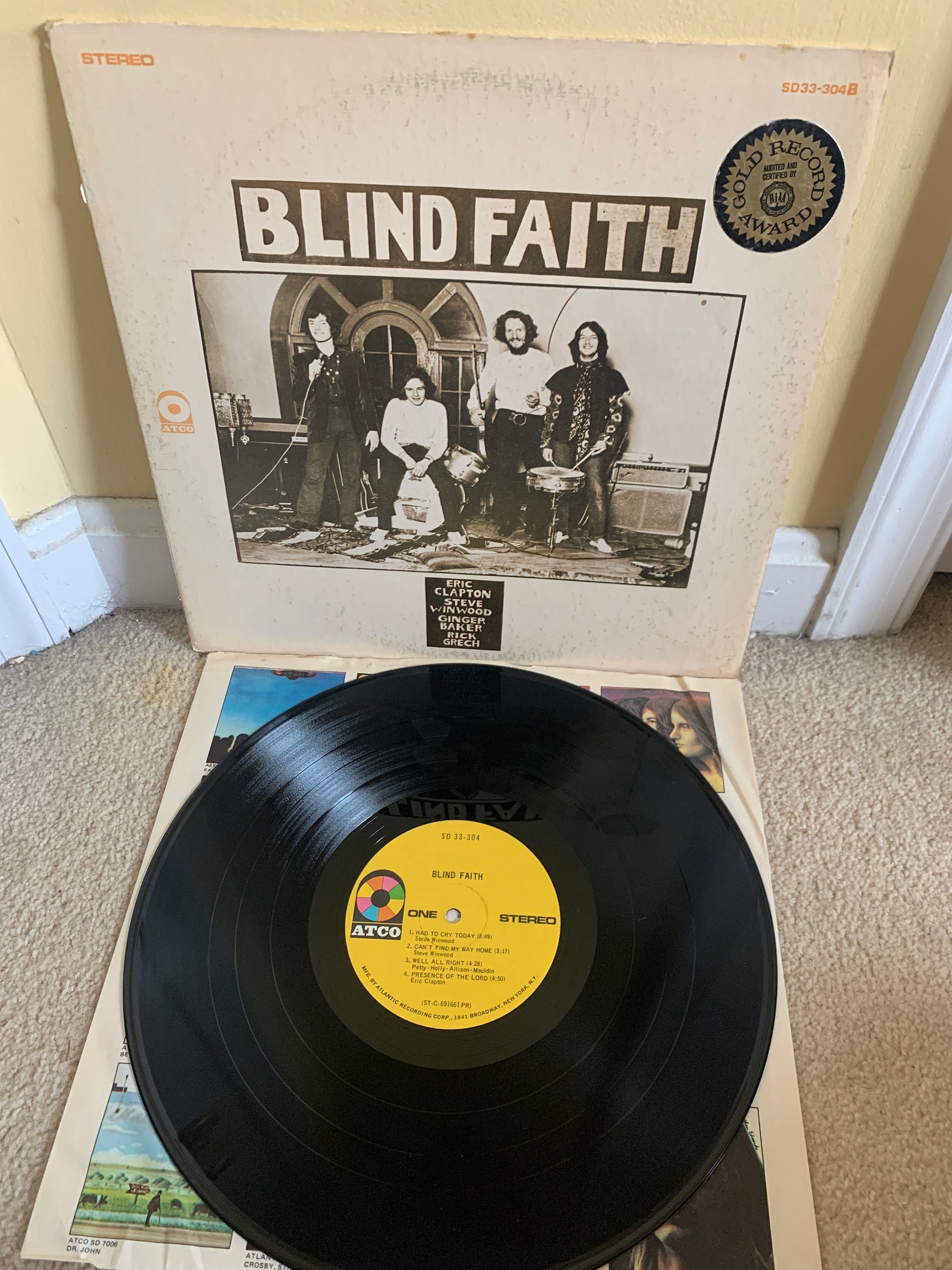 Blind Faith Blind Faith 1969 Vintage Vinyl By Thevinylfrontier