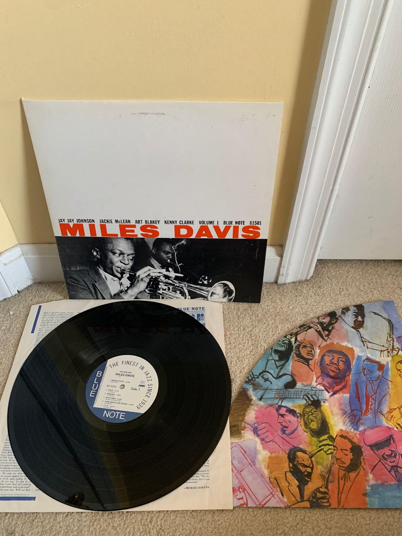 BLUE NOTE POSTER Miles Davis Volume 1 Vintage | Etsy
